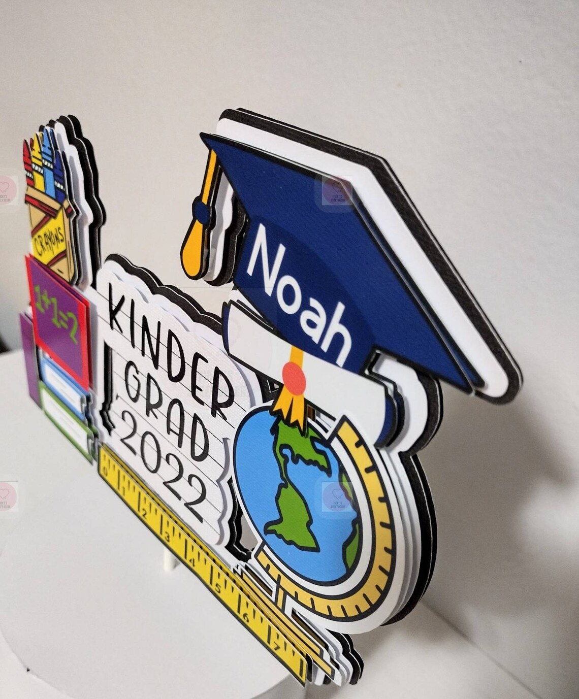 Kindergarten Graduation Cake Topper Class of 2022 Kinder - Etsy