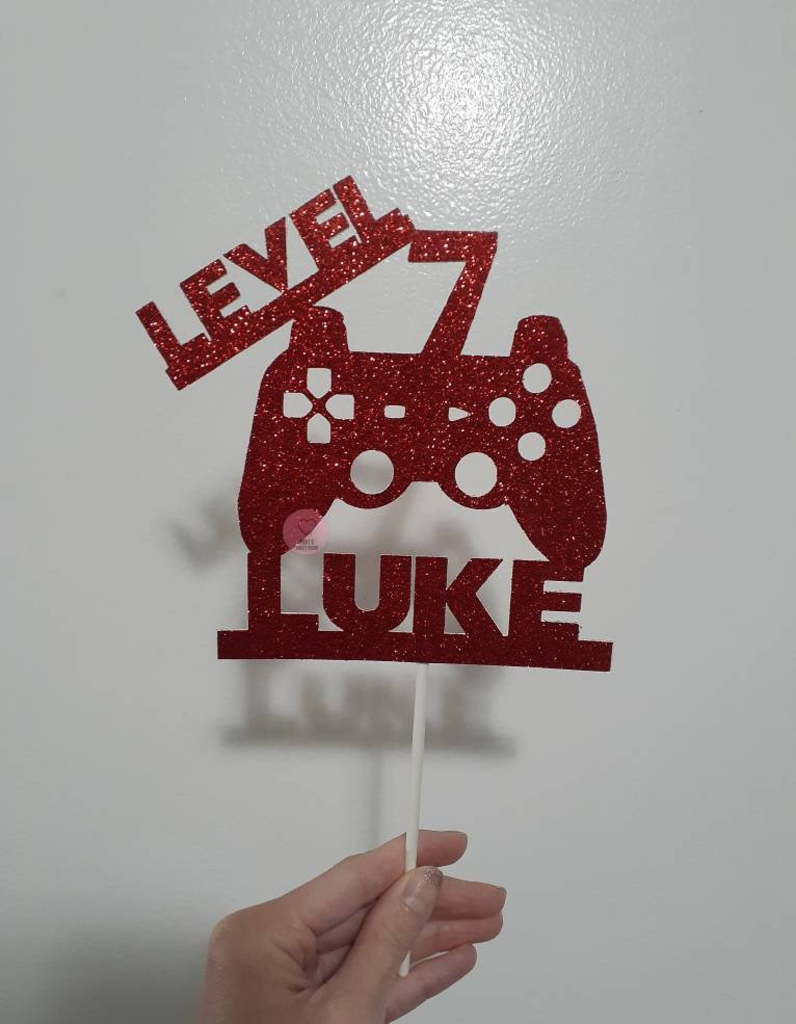 Gamer Cake Topper Gamer Cupcake Toppers and Cake Topper - Etsy