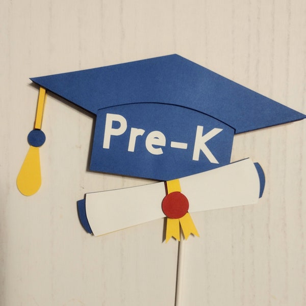 Graduation Pre School Cake Topper - Etsy