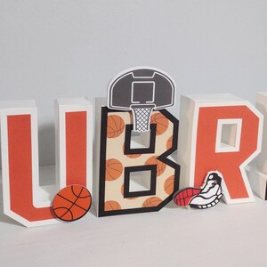 Basketball Theme Birthday Name Letters Cake Smash Photographer Prop ...