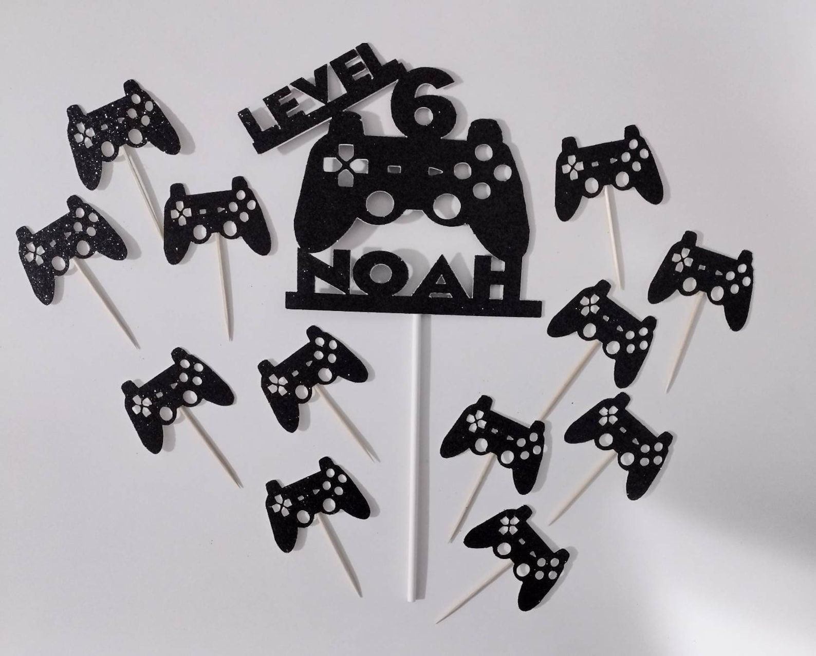 Gamer Cake Topper Gamer Cupcake Toppers and Cake Topper - Etsy