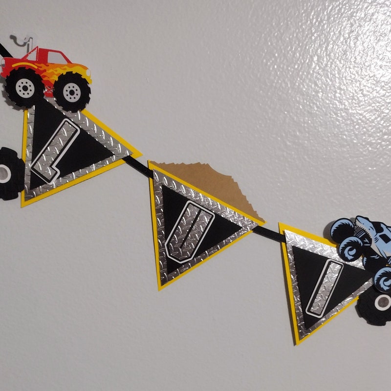 Monster Truck Banner - Etsy