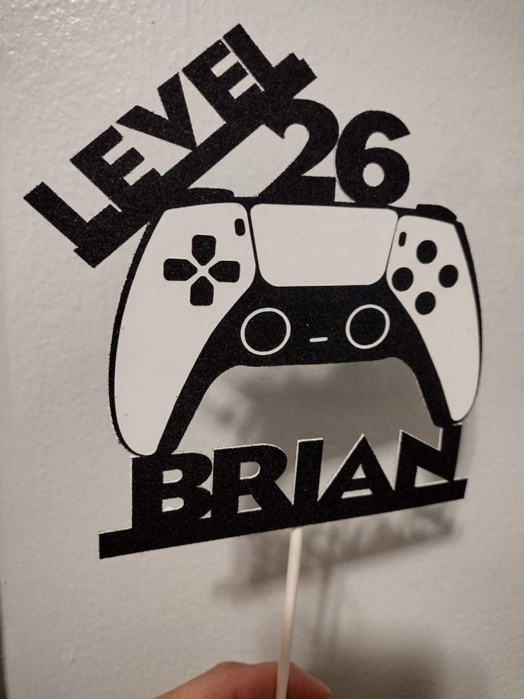 Level up Cake Topper PS5 Gamer Cake Topper Game on Cake Topper Video ...
