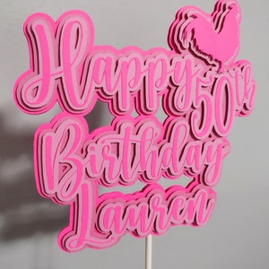 Rooster Cake Topper Gallo Cake Topper Custom Cake Toppers Party Decor ...