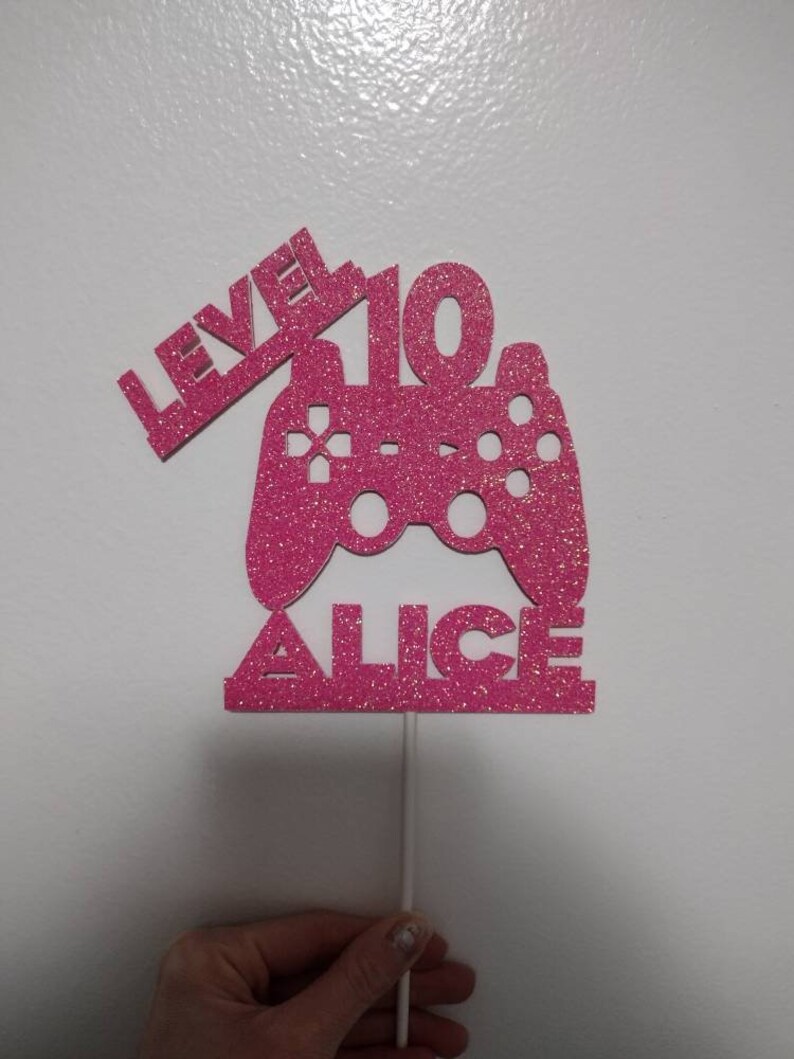 Gamer Cake Topper Gamer Cupcake Toppers and Cake Topper - Etsy