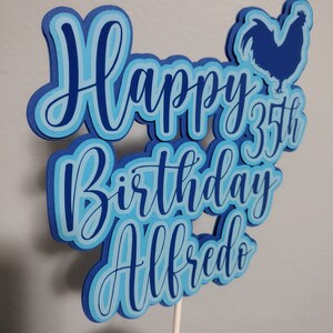 Rooster Cake Topper Gallo Cake Topper Custom Cake Toppers Party Decor ...