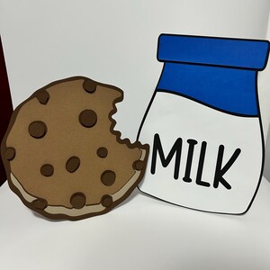 Cookie and Milk Cutout With Stand Cookie Inspired Prop One Tough Cookie ...