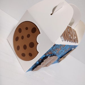 Cookie Theme Treat Box One Tough Cookie Gable Box Favor Goodie Bag ...