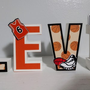 Basketball Theme Birthday Name Letters Cake Smash Photographer Prop ...