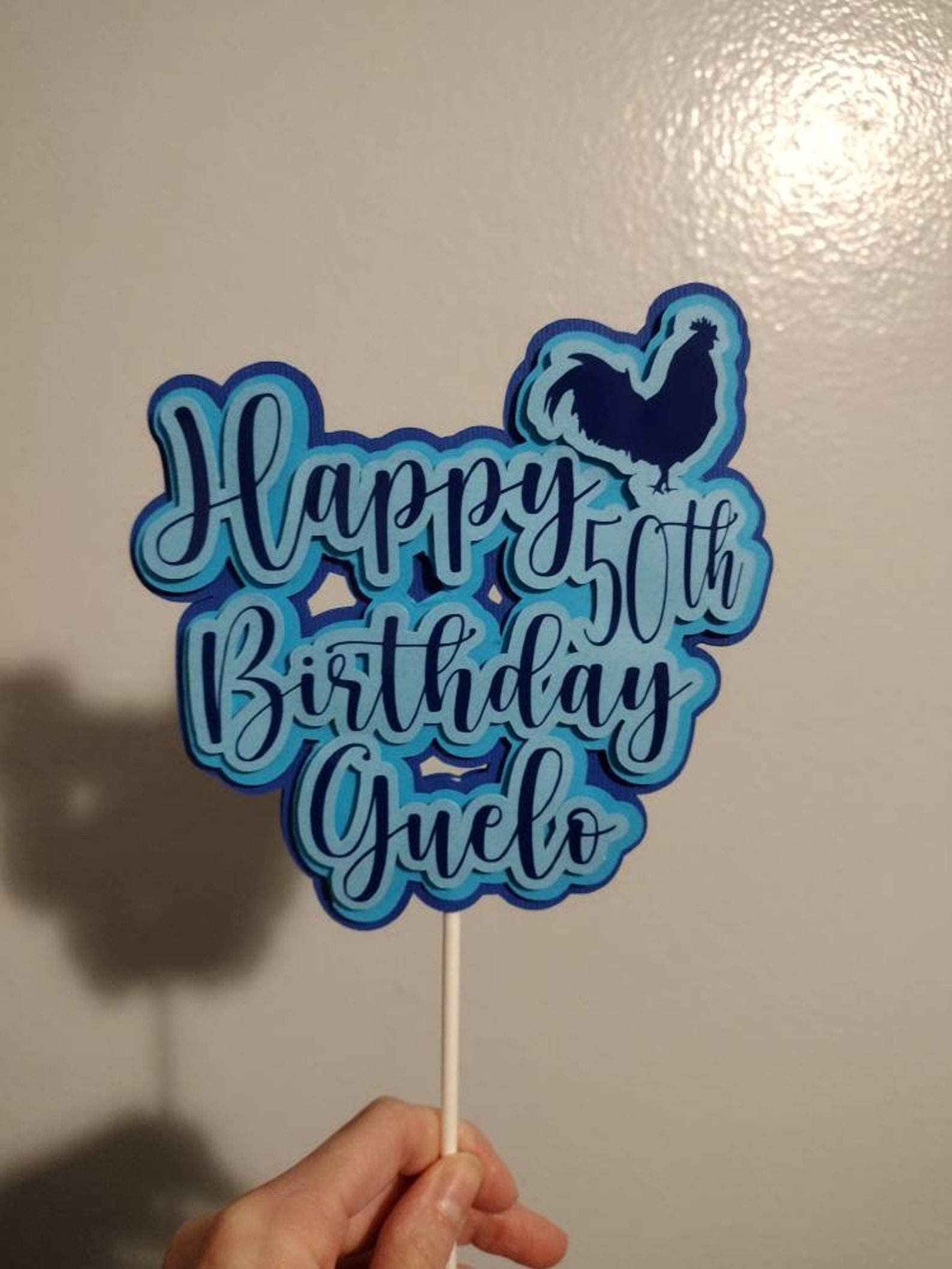 Rooster Cake Topper Gallo Cake Topper Custom Cake Toppers - Etsy