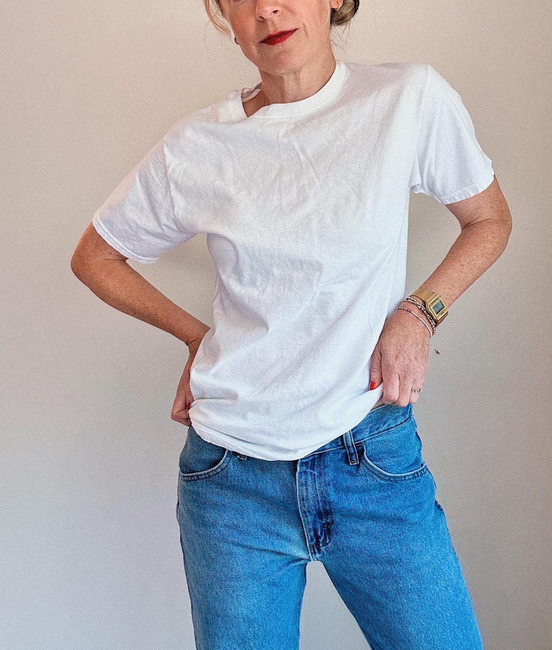 Vintage Denim Jeans | Rustler Brand Jeans | Mid Wash | Mid Rise ...