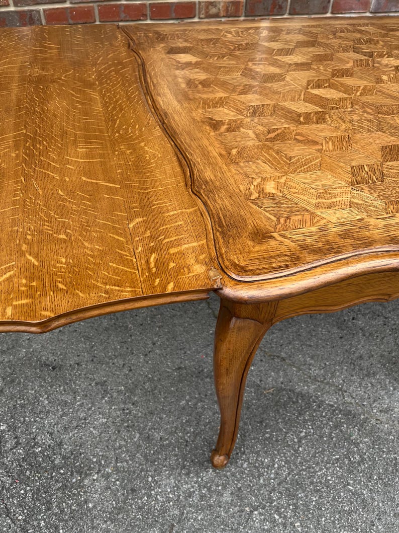 French Provincial Draw Leaf Table - Etsy