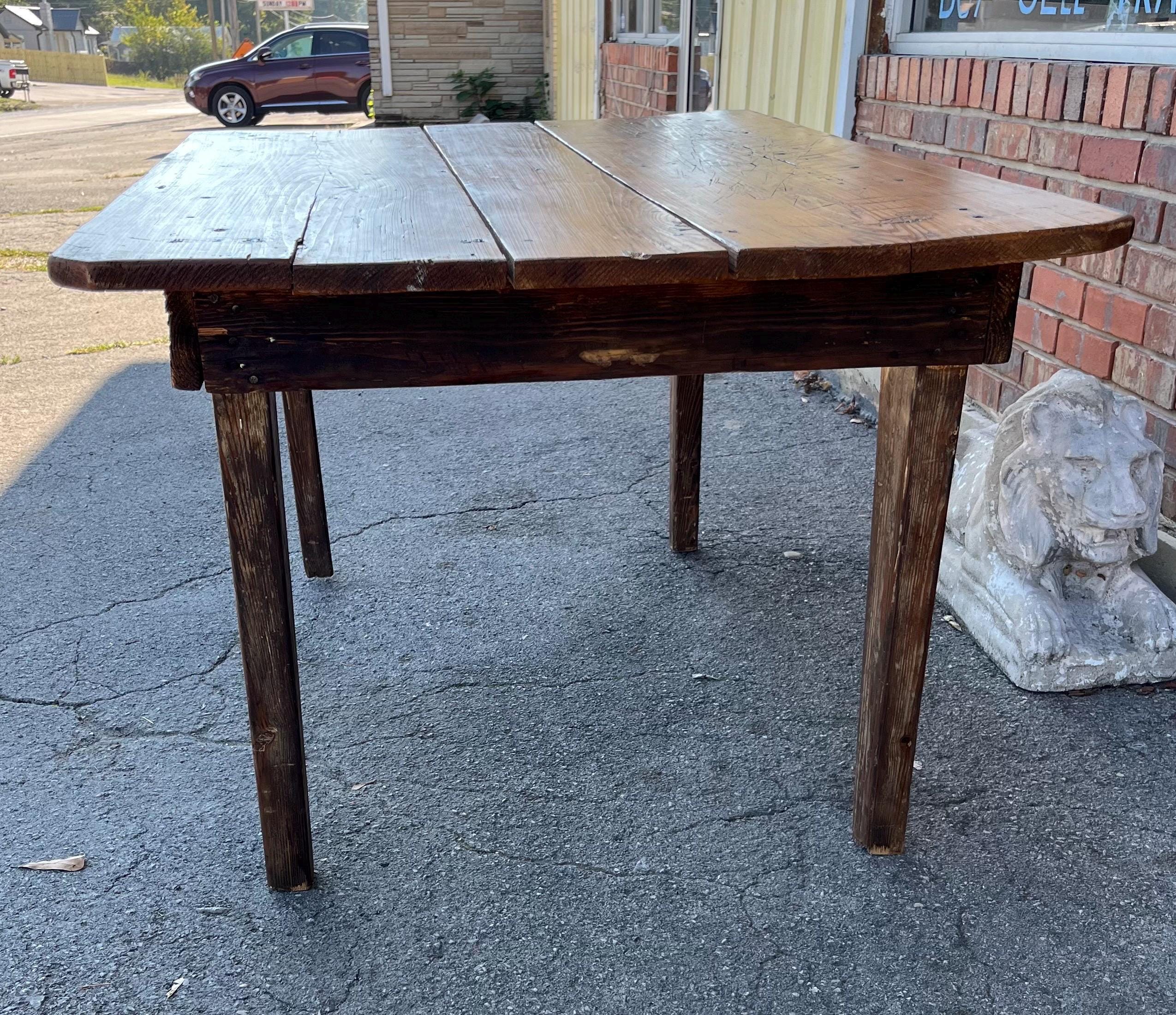 Primitive Farmhouse Table - Etsy