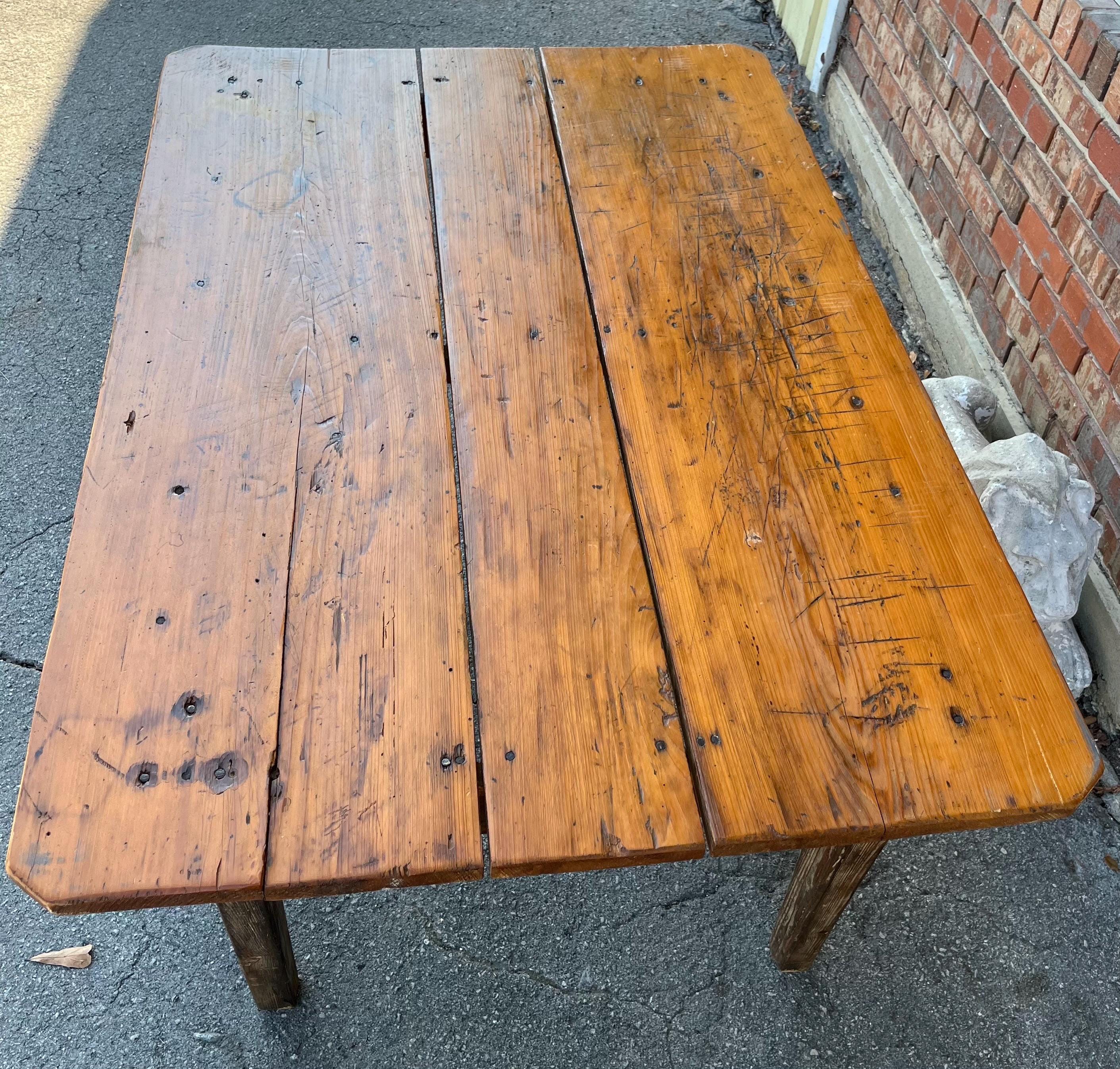 Primitive Farmhouse Table - Etsy