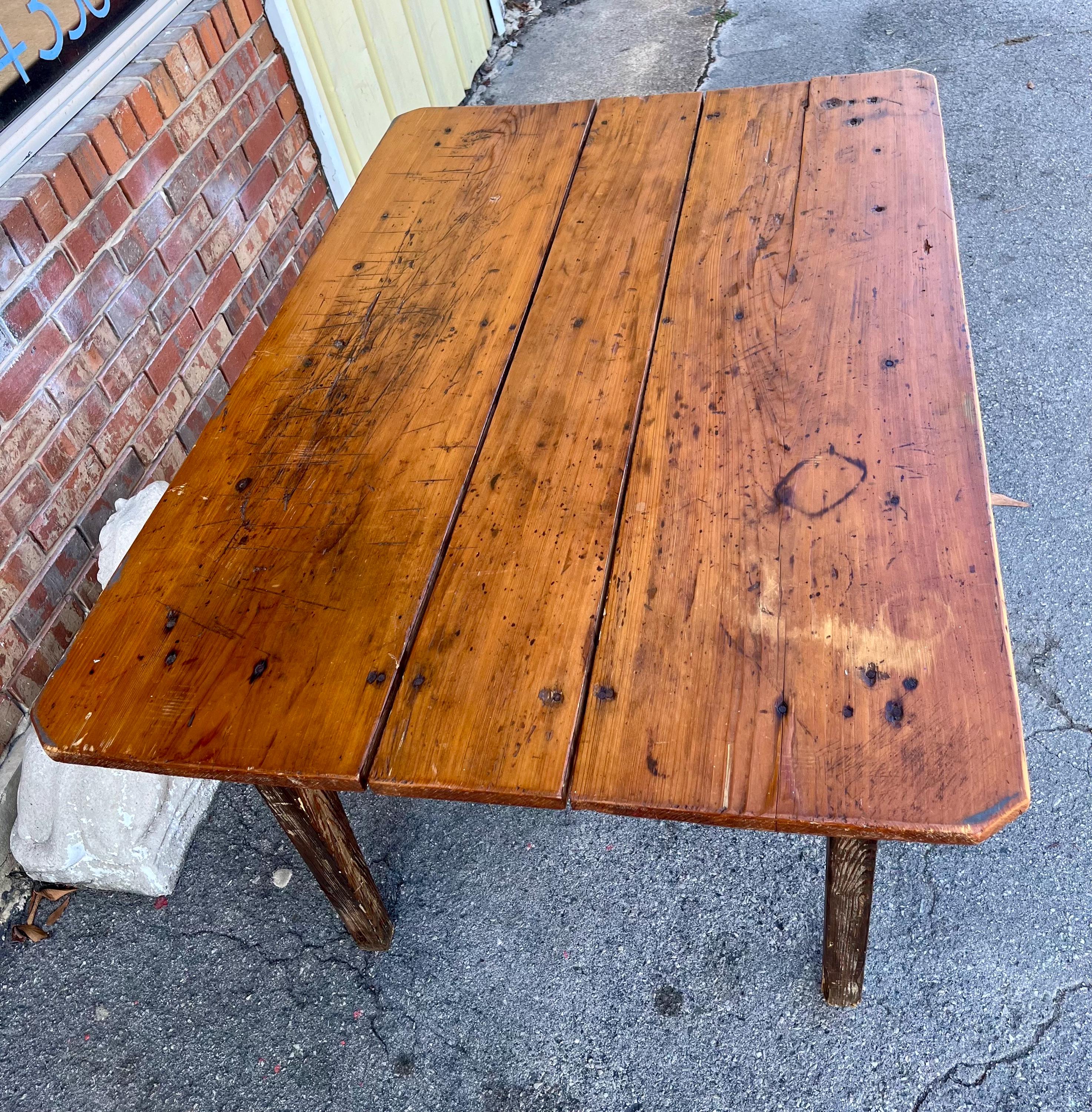Primitive Farmhouse Table - Etsy