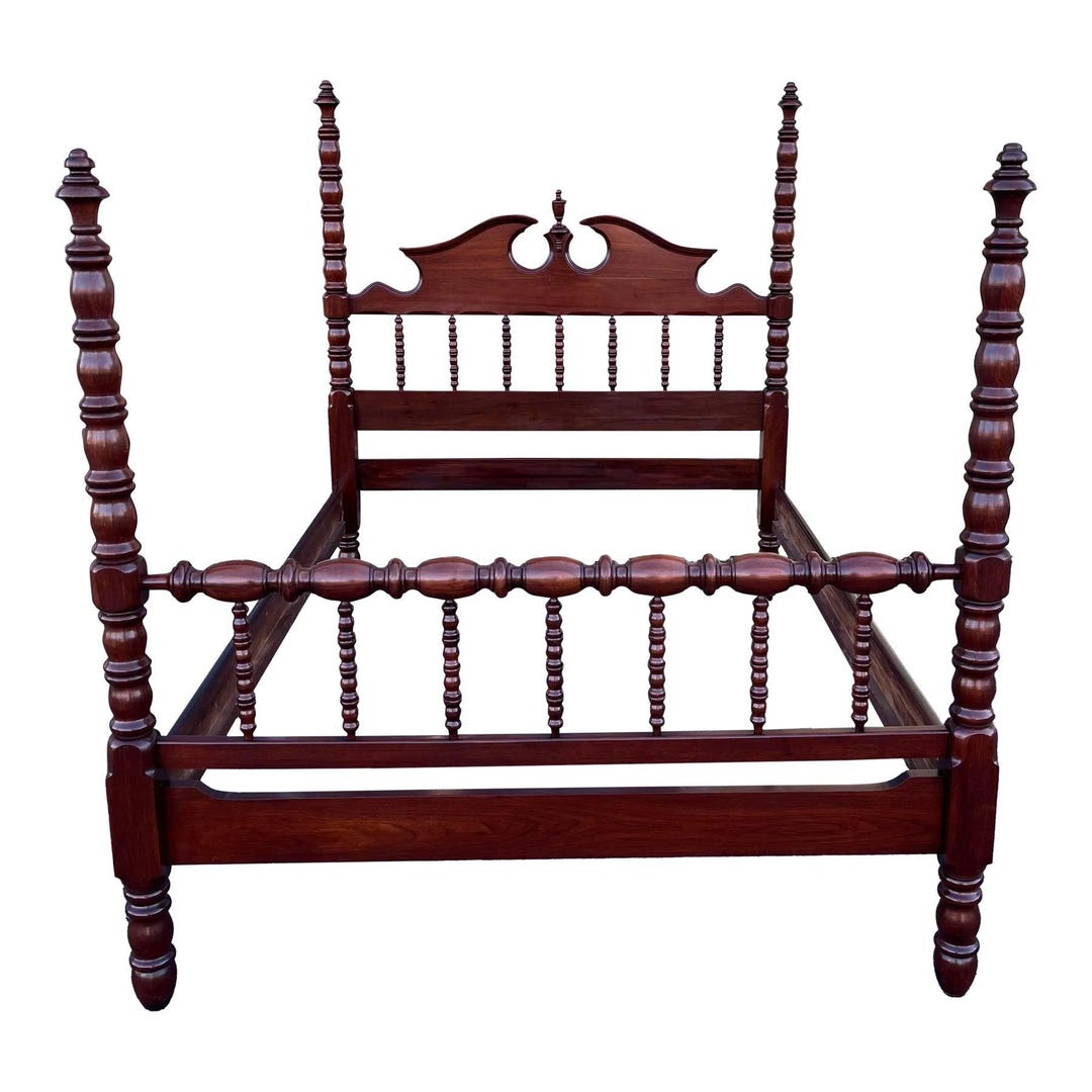 Full Size Spool Poster Bed by Davis Cabinet Co - Etsy