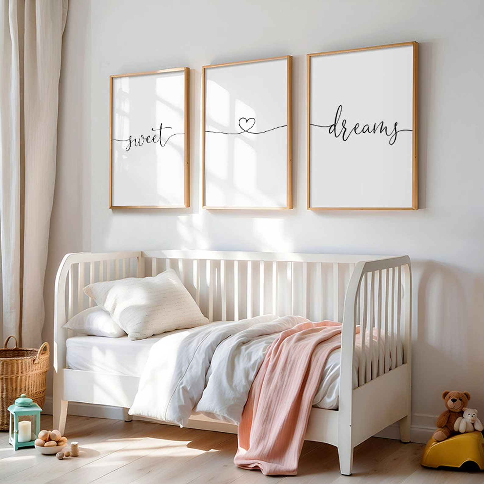 Printable Wall Art, Set of 3 Wall Decor, Bedroom Wall Art, Above Bed ...