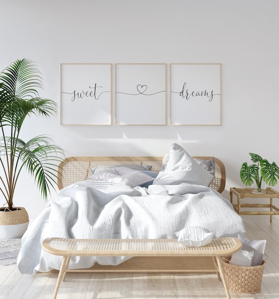 Printable Wall Art Set of 3 Wall Decor Bedroom Wall Art - Etsy