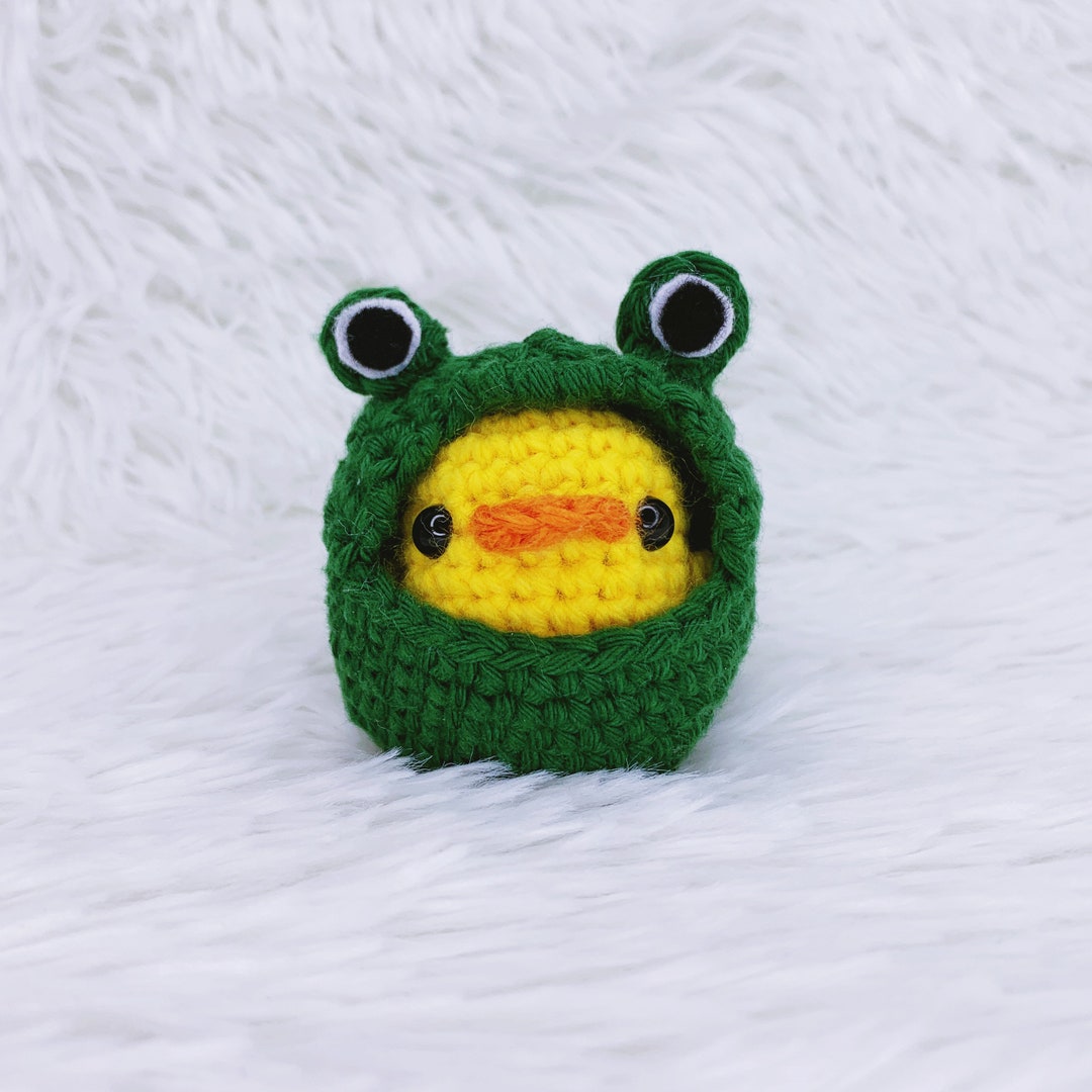 Crochet Duck With Costumes - Cute Mini Duck Stuffed Animal - TARIFFS ...