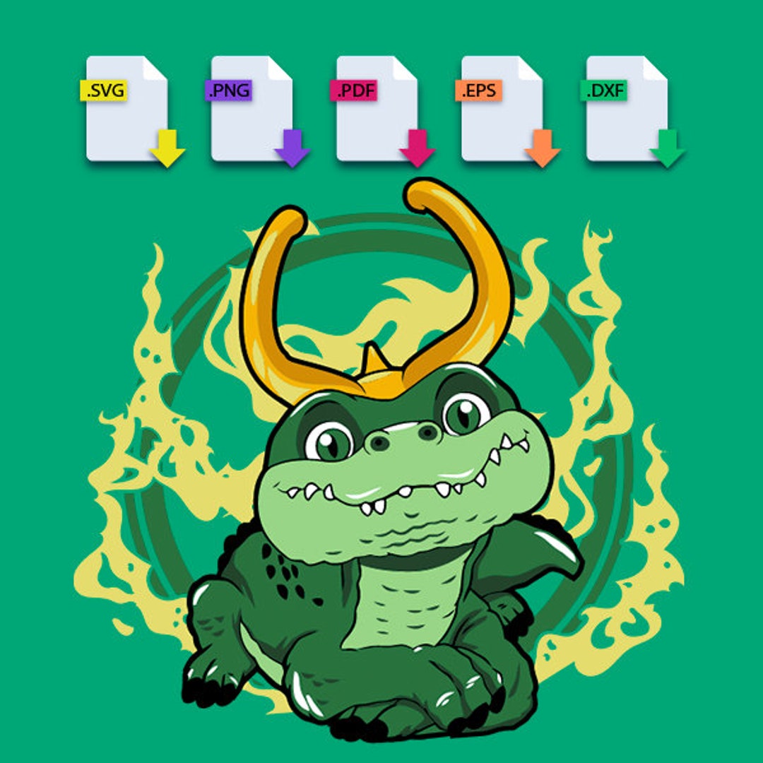 Vector File Croki Loki Avengers Svg Pdf Eps Dxf Instant - Etsy Australia