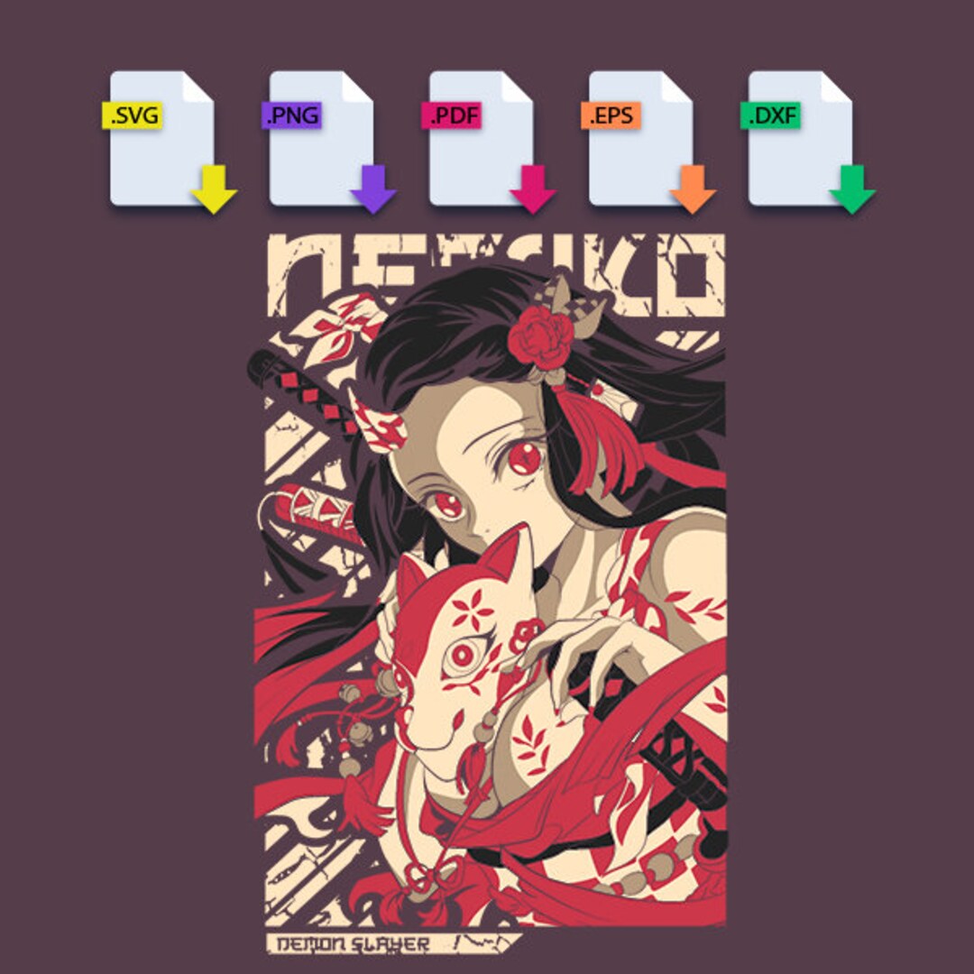 Buy Vector File Anime Manga KNY Svg Pdf Eps Dxf Instant Download Online ...