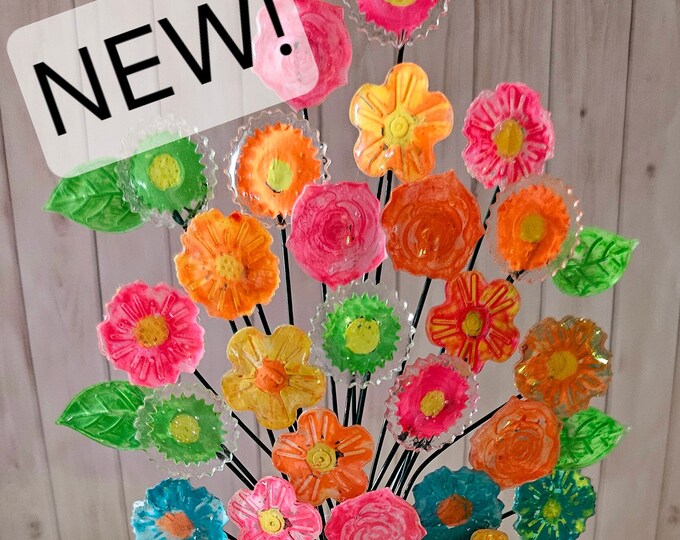 Lucite FLOWERS Assortment, Tiny Size Bright Colors - Etsy
