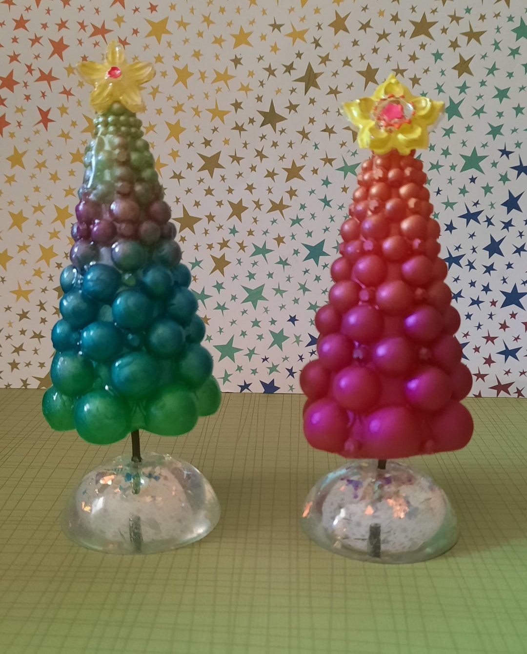 Acrylic, Lucite 1960's RETROSTYLE Bubble Christmas Trees - Etsy
