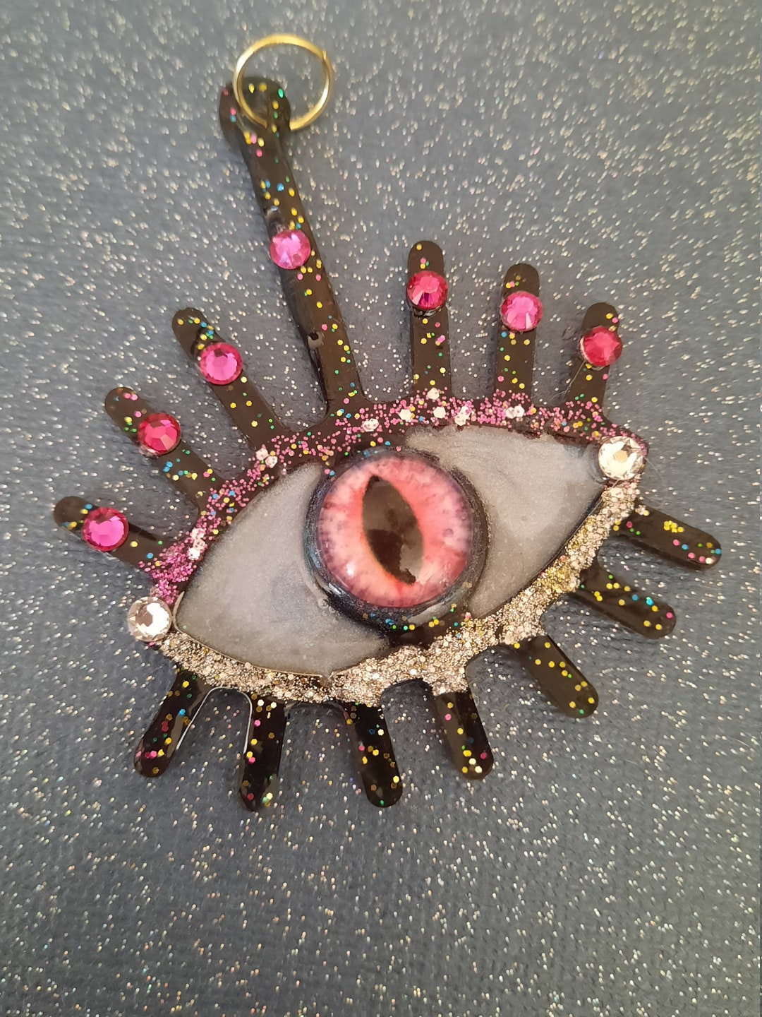 EVIL EYE RESIN Eye Optical Eye Pendant Optical Ornament - Etsy
