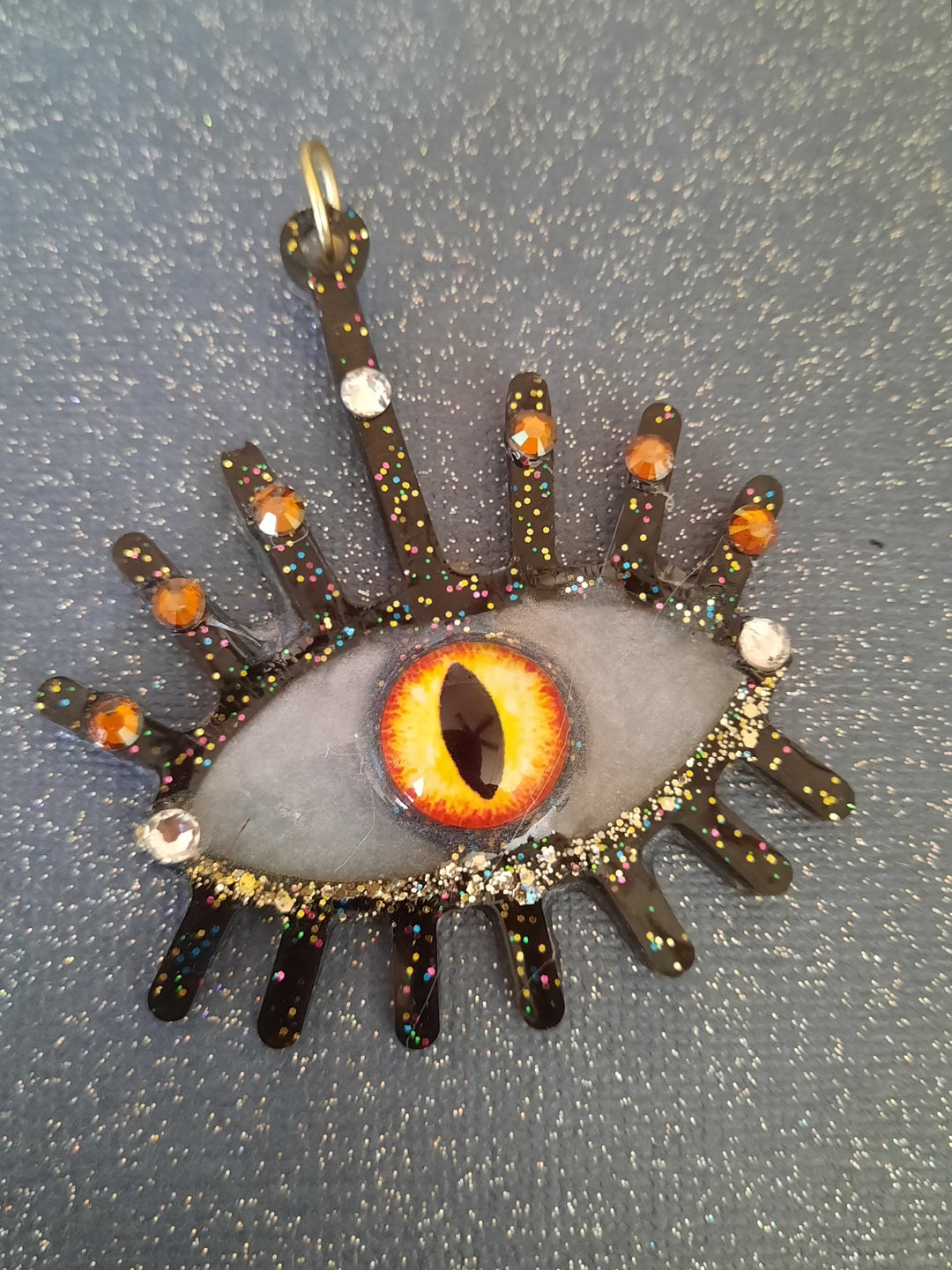 EVIL EYE RESIN Eye Optical Eye Pendant Optical Ornament - Etsy