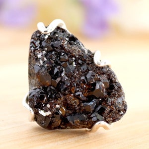 melanite garnet ring