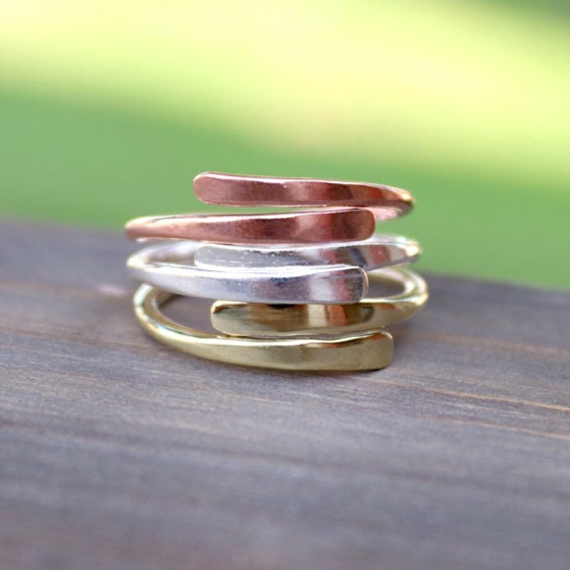 Silver Copper Ring - Etsy
