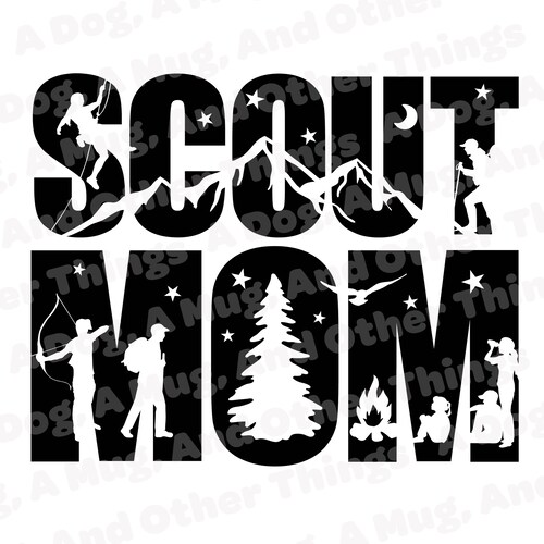 Scout Mom SVG Camping Svg Scout Mom PNG Tent SVG Scout Png - Etsy