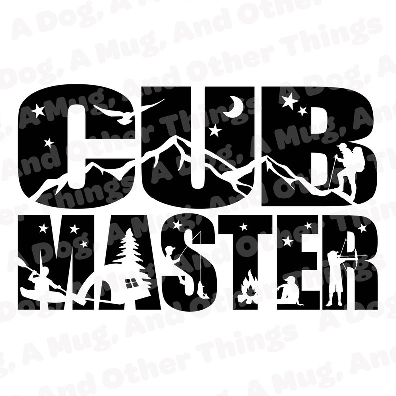 Cub Master Two Versions PNG SVG Archivos digitales - Etsy España