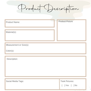 Product Description Type in PDF Template-digital Product-product ...