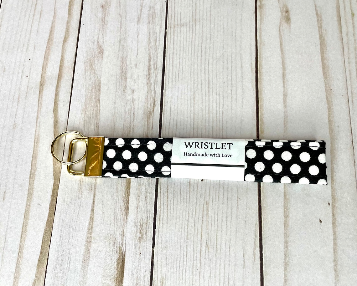 Editable Wristlet Printable Handmade Wristlet Key Fob Holder Wrap DIY ...