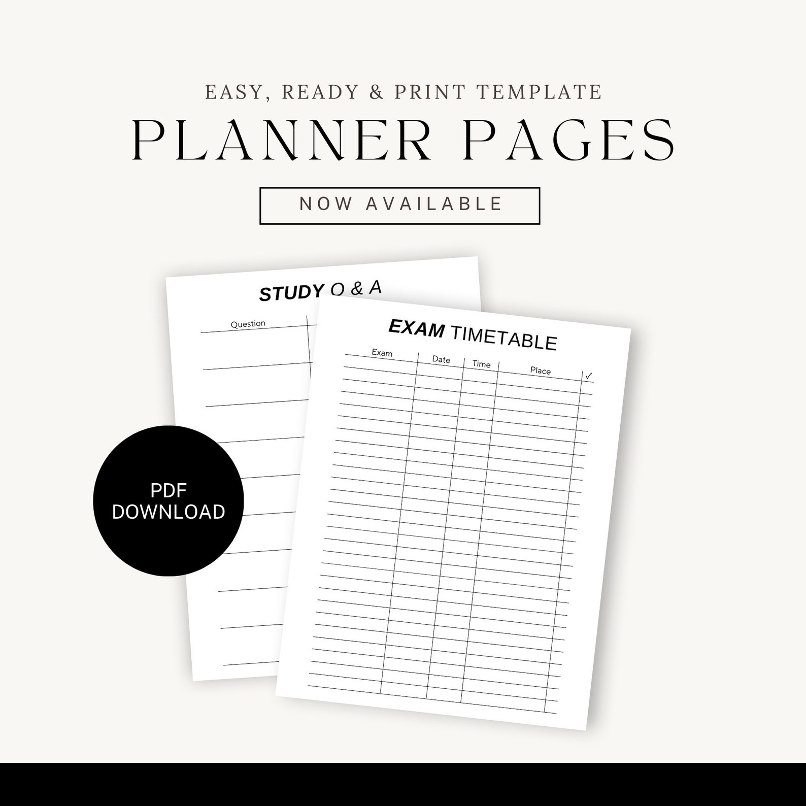 Student University College Academic Planner: Elevate Your Study Game ...