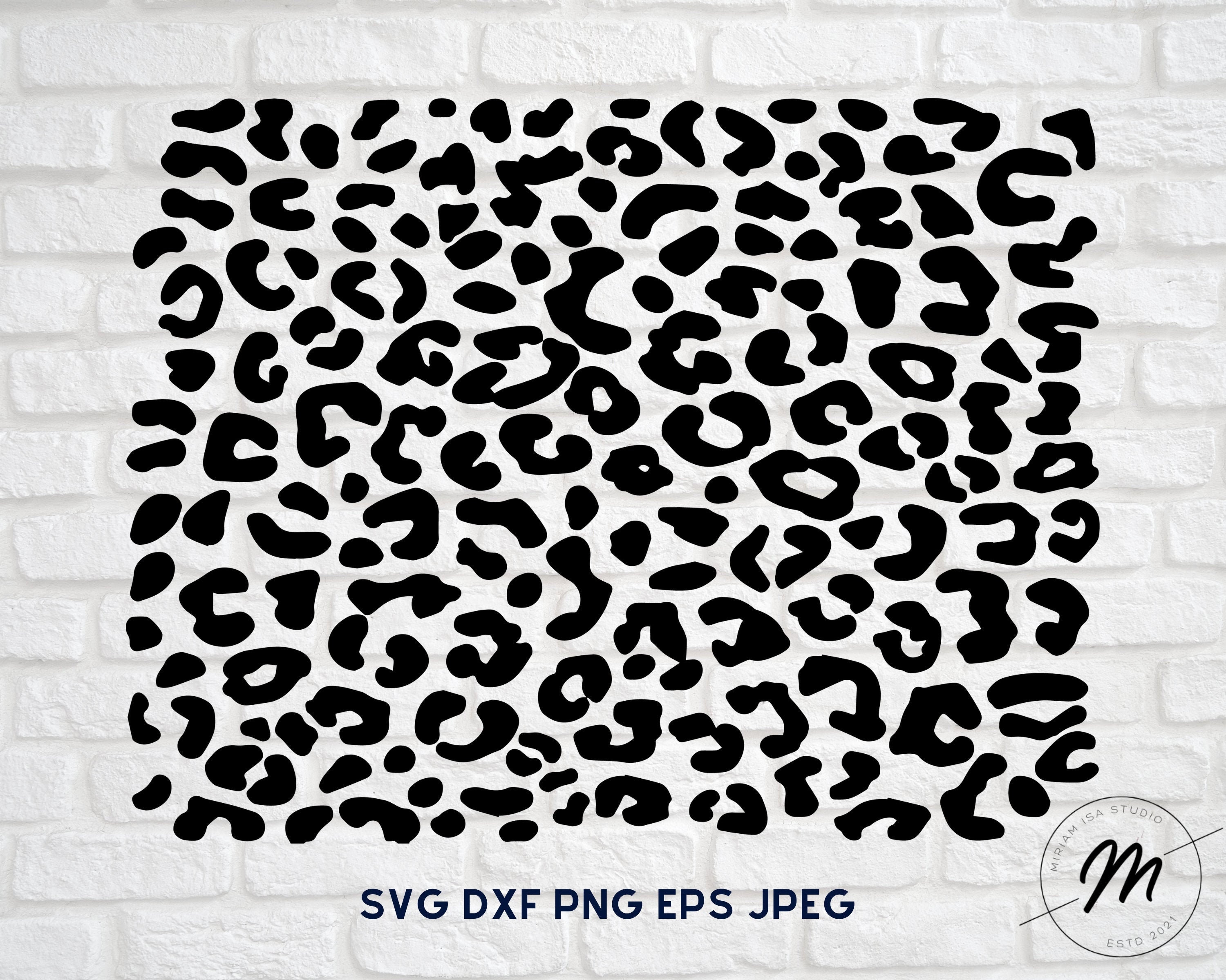 Cheetah Print Clip Art