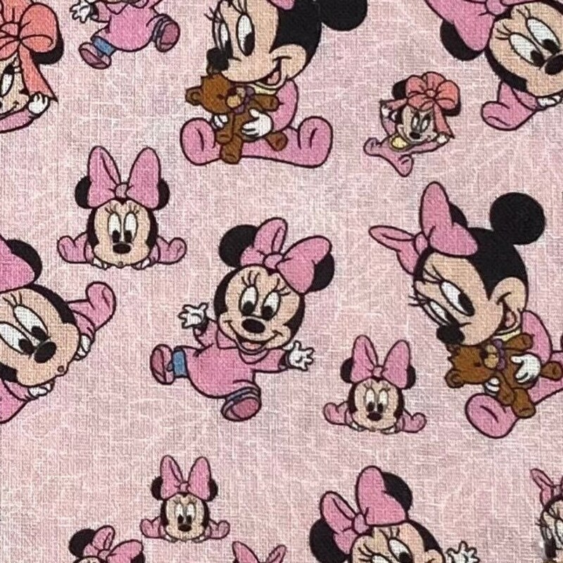 Minnie Mouse Pink Panel - Etsy