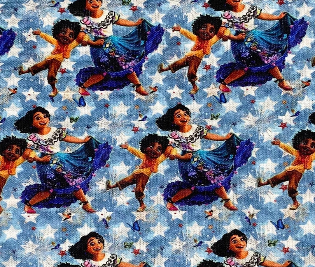 Disney Encanto Fabric 100% Cotton Fabric Fat Quarter Tumbler Cut ...