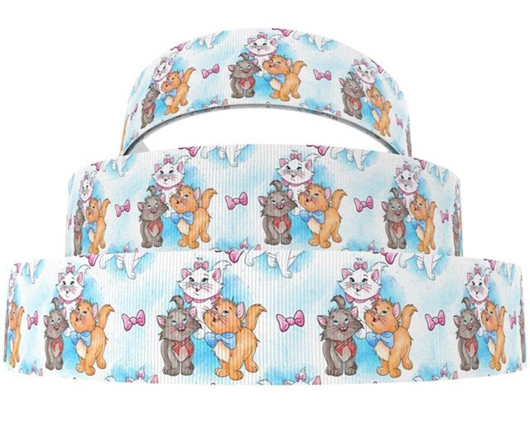 Disney Aristocat Ribbon 1" and 1.5" High Quality Grosgrain Ribbon by ...