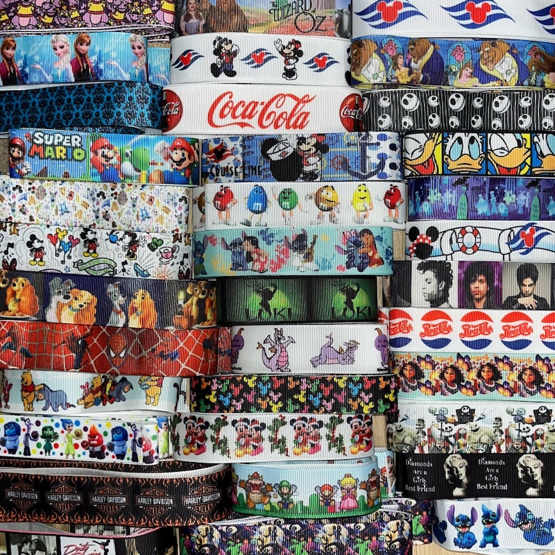 7/8 Character Ribbon - Etsy