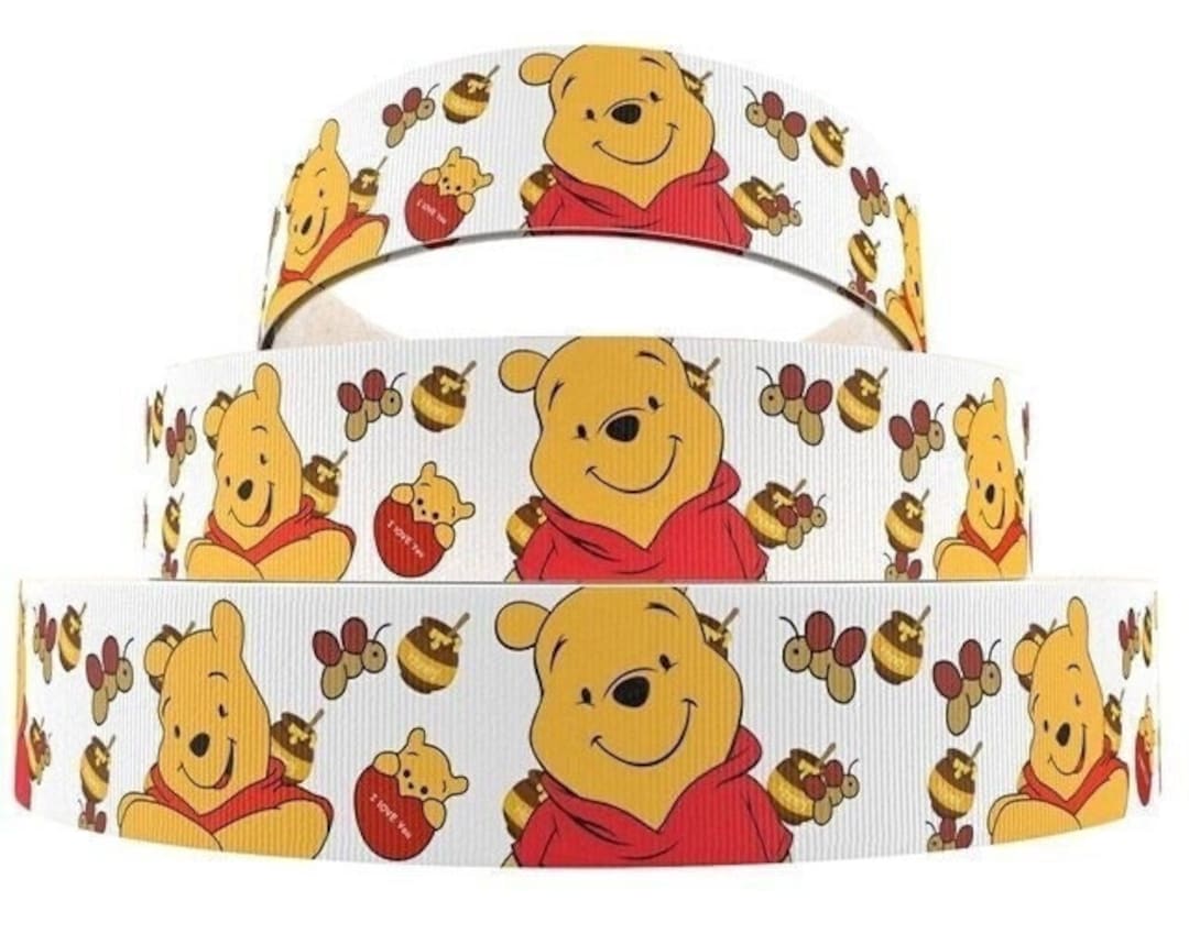 Disney's Winnie the Pooh Ribbon 1", 1.5", 2" and 3/8" High Quality ...