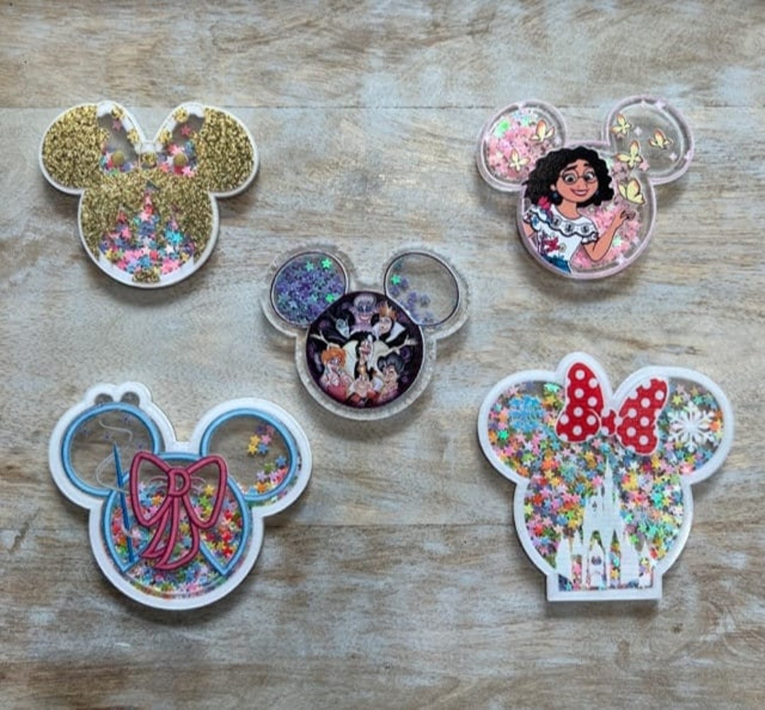 Disney Minnie Mouse Shakers | Villain, Mirabel, Cinderella Castle Icons ...