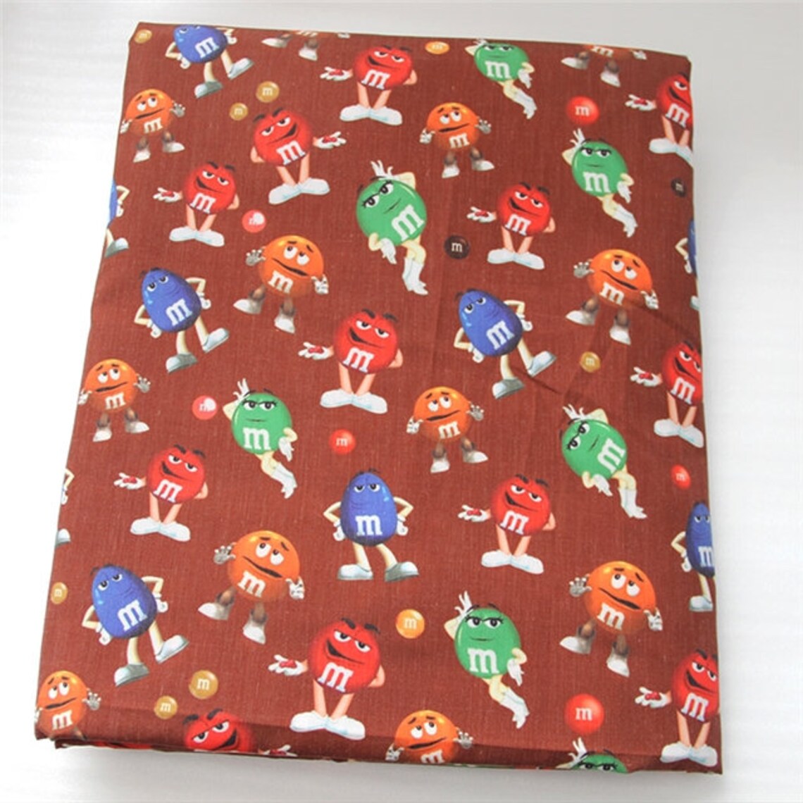 M&M Fabric 100% Cotton Fabric by the Yard Chocolate Candies - Etsy