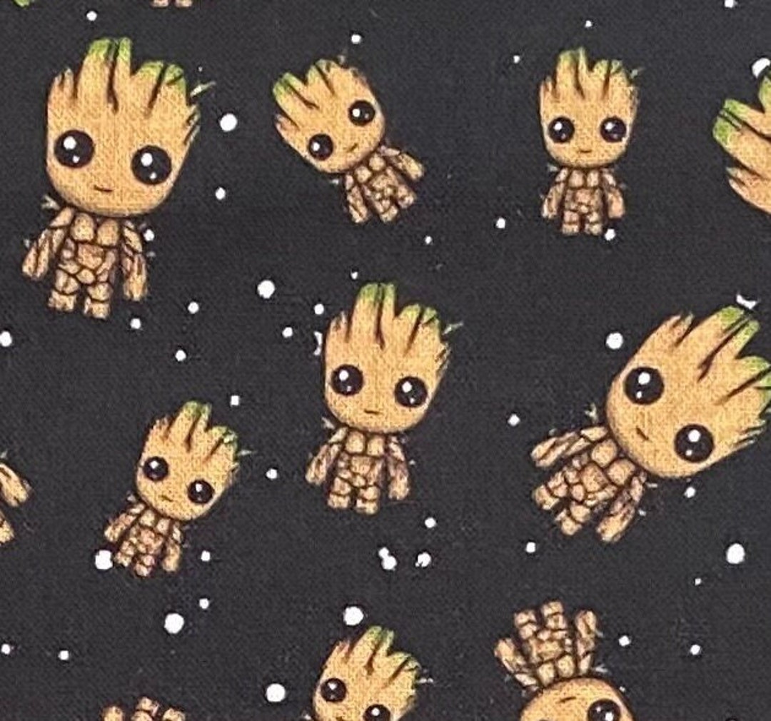 Groot Fabric 100% Cotton Fabric Fat Quarters Fat Eighths Tumbler Cut ...