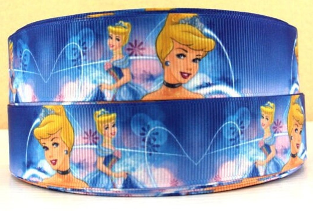 Disney Cinderella Ribbon 1 High Quality Grosgrain Ribbon by the Yard ...