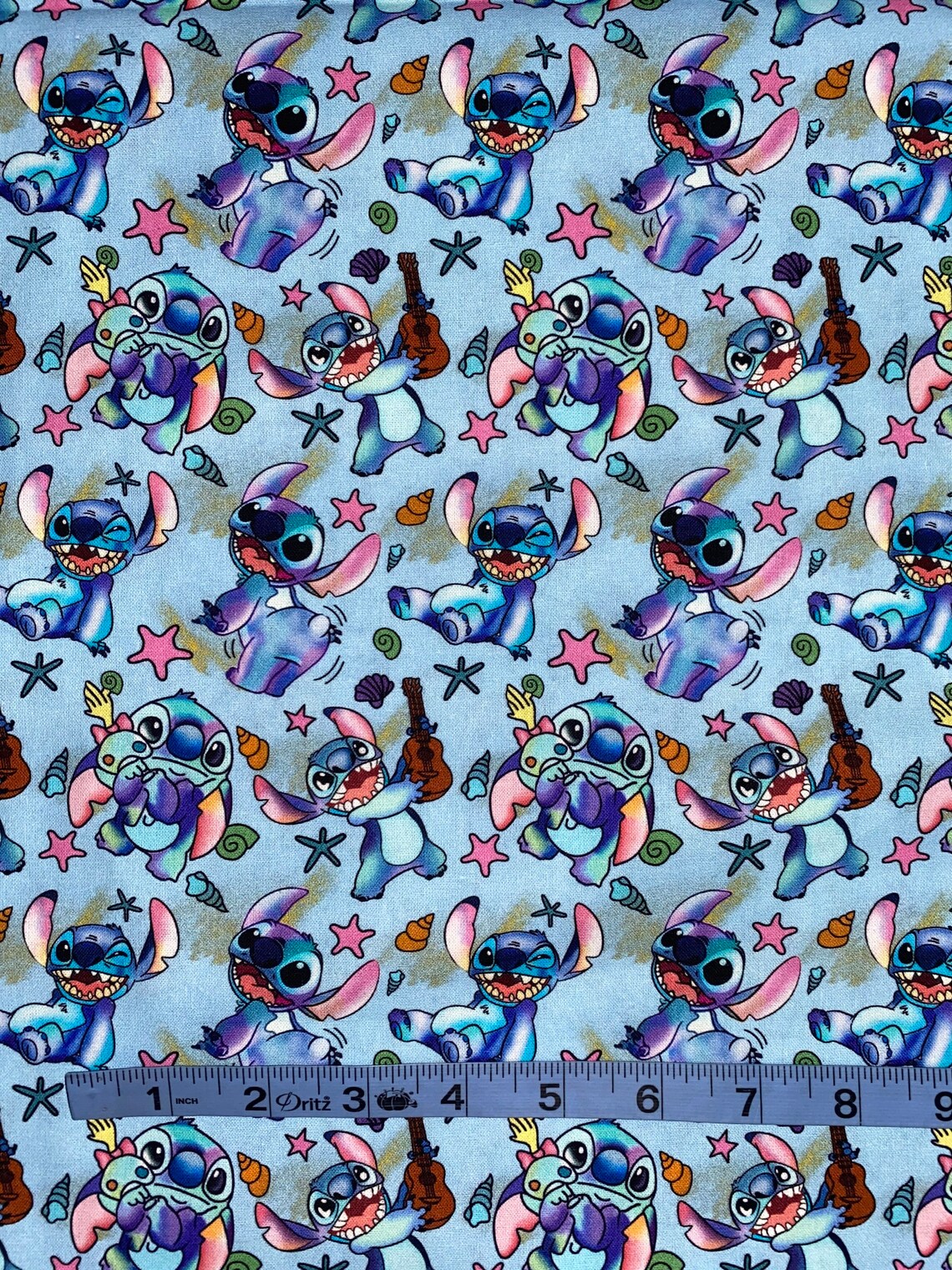 Disney Stitch Fabric 100% Cotton Fabric Fat Quarters Fat Eighths ...