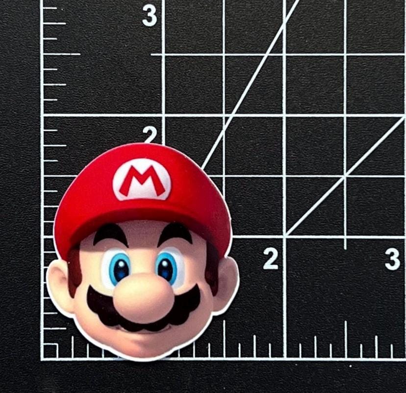 Mario Resins | Flat Back Planar Resin | Mario Brothers Luigi, Yoshi ...