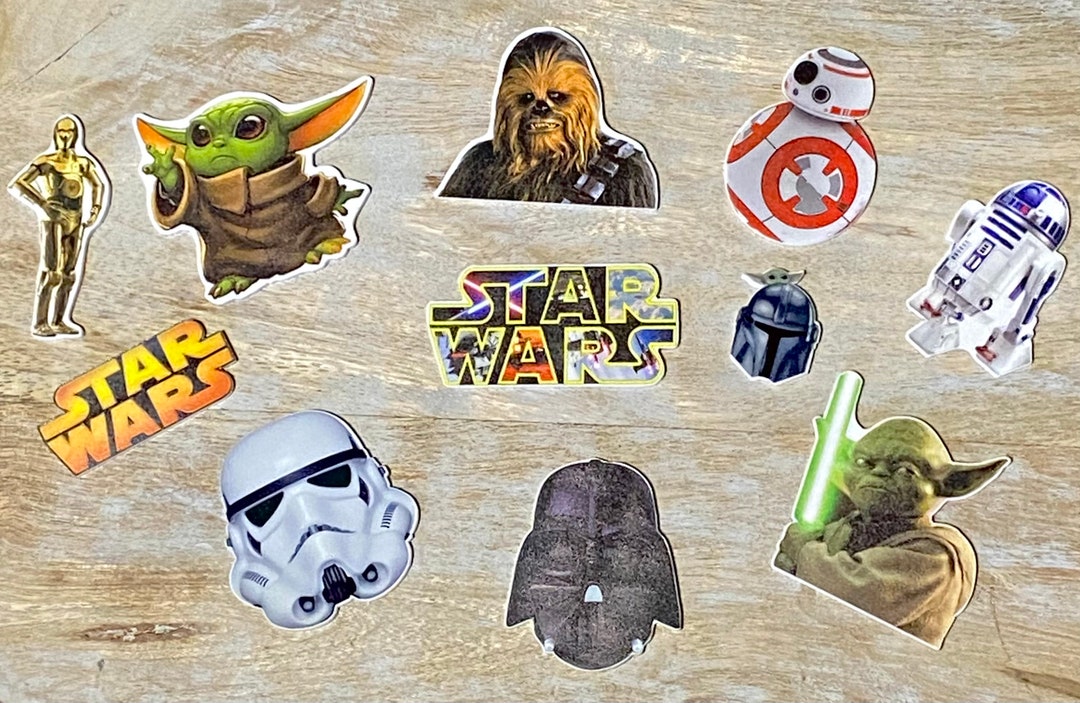 Star Wars Flat Back Planar Resin | Darth Vader, Chewbacca, R2D2, Baby ...