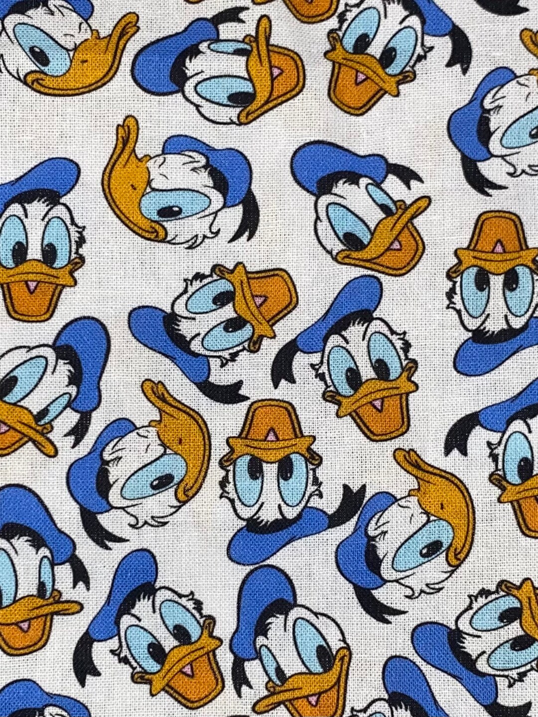 Donald Duck Fabric 100 Cotton Fabric By The Yard Disney Donald Tumble